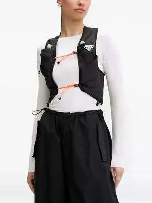 DYNAFIT Logo-print Mesh-panel Vest - Black