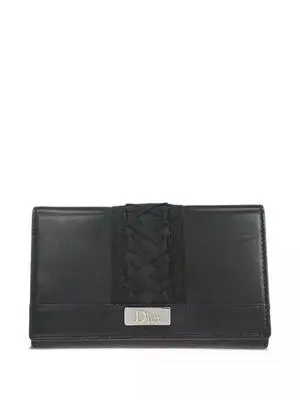 Dior 2003 Admit It Wallet - Black