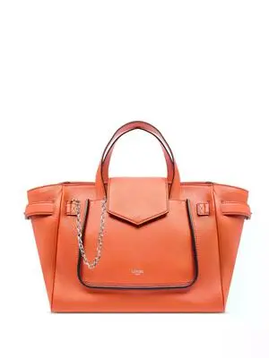LANCEL Thea Grained Handbag - Orange