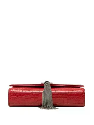 Saint Laurent Small Monogram Kate Tassel Crossbody Bag - Red