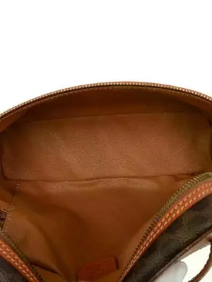 Celine Macadam Coated Canvas Vanity Bag - Brown