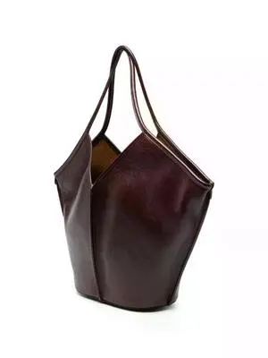 Hereu Calella Leather Tote Bag - Red