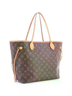 LOUIS VUITTON Monogram Canvas Mm Tote Bag - Brown