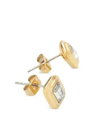 TRUSSARDI Embellished Tone Earrings