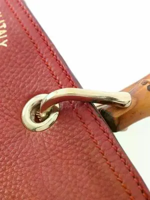 Gucci Bamboo Shopper Tote Bag - Red