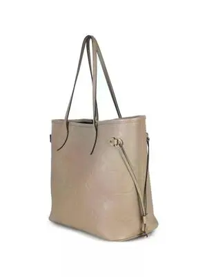 LOUIS VUITTON Giant Monogram Empreinte Neverfull Tote Bag - Grey