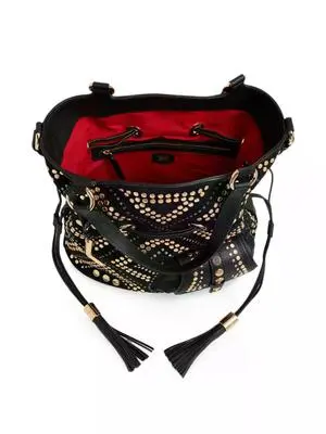 LANCEL Medium Premier Flirt Studded Bucket Bag - Black