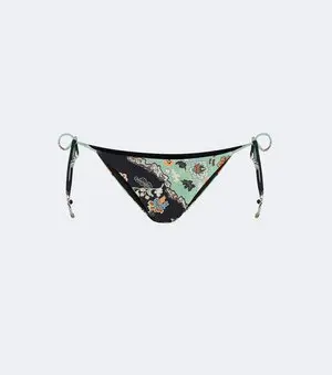 Roberto Cavalli Floral Bikini Bottoms - Multicoloured