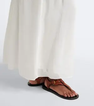 MARANT ETOILE Pylka Maxi Skirt - White