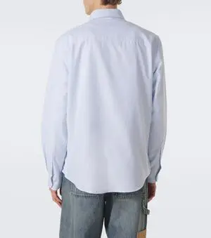 AMI Paris De Cour Striped Cotton Shirt