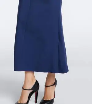 VIVIENNE WESTWOOD Gathered Crepe De Chine Gown