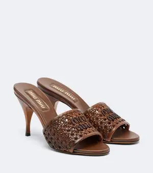 Miu Miu Heeled Mules Clogs For Women