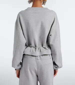 Dries Van Noten Cotton Jersey Sweatshirt - Grey