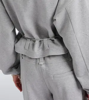 Dries Van Noten Cotton Jersey Sweatshirt - Grey