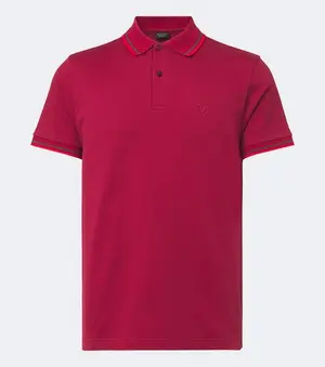 Gucci Cotton-blend Pique Polo Shirt - Red