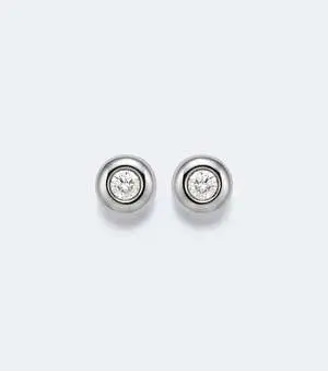 David Yurman Sterling Diamond Earrings - Silver
