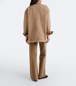 SLVRLAKE Grace Wide-leg Jeans - Brown