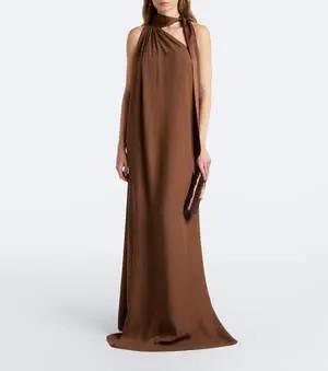 TALLER MARMO Astor Gathered Maxi Dress - Brown