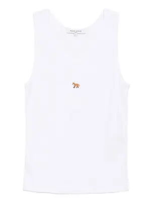 Maison Kitsuné Baby Fox Cotton Tank Top - White