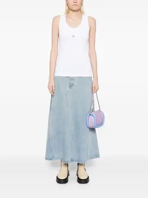Maison Kitsuné Baby Fox Cotton Tank Top - White