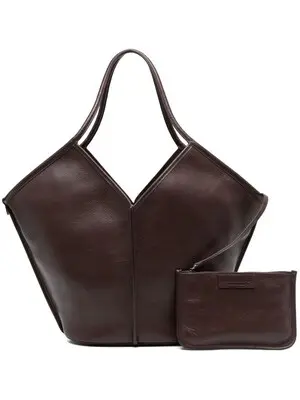 Hereu Calella Leather Tote Bag - Brown