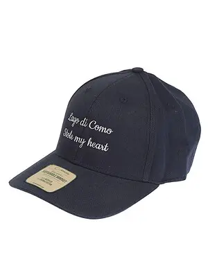 TESSABIT PRIVATE LABEL Lago Di Como Stole My Heart Baseball Cap - Blue