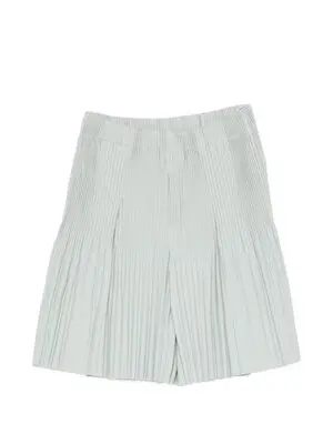 Issey Miyake Pleated Shorts - Grey
