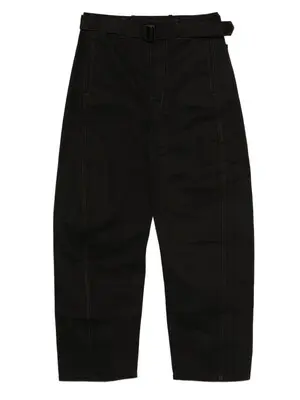 LEMAIRE Twisted Denim Cotton Jeans - Black