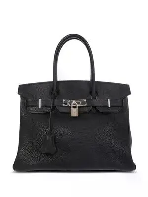 Hermès 2005 Togo Birkin 30 Tote Bag - Black