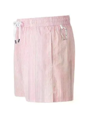 Fedeli Madeira Seersucker Striped Swim Shorts