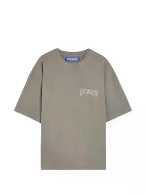 PICANTE Logo-print T-shirt - Grey
