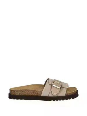 DR. SCHOLL'S SHOES Studded Buckle-fastening Slides - Neutrals