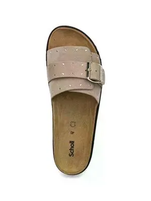 DR. SCHOLL'S SHOES Studded Buckle-fastening Slides