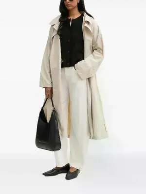 Marc O'polo Double-breasted Hooded Coat - Neutrals