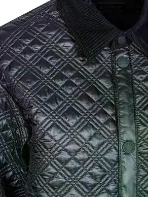 Moncler Quilted Corduroy-collar Shirt