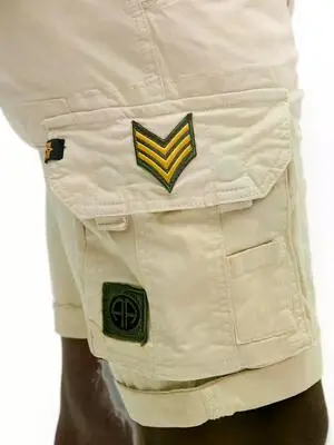 Alpha Industries Crew Logo-patch Cargo Shorts