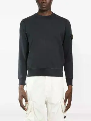 Stone Island Logo-patch Sweatshirt - Blue
