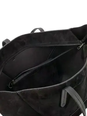 Brunello Cucinelli Suede Panelled Tote Bag - Black