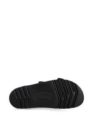 DR. SCHOLL'S SHOES Beatriz Ring Eyelet-embellished Studded Slides
