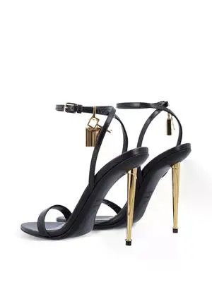 TOM FORD Padlock Leather Sandals