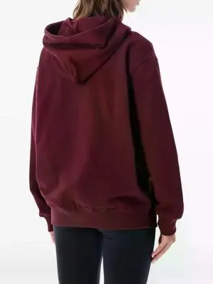Adidas Embroidered Logo Hoodie - Red