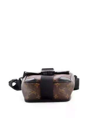 LOUIS VUITTON Archy Messenger Bag Macassar Monogram Canvas Pm Crossbody Bag - Black