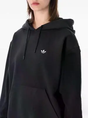 Adidas Logo-embroidered Pouch-pocket Hoodie