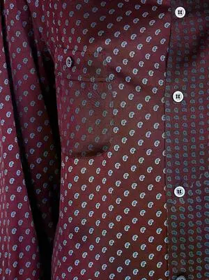MAISON MARGIELA Paisley-print Button-up Shirt
