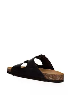 DR. SCHOLL'S SHOES Arizona Buckle-fastening Leather Sandals
