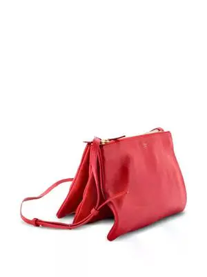 Celine Trio Leather Small Crossbody Bag - Red