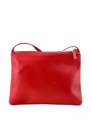 Celine Trio Leather Small Crossbody Bag - Red