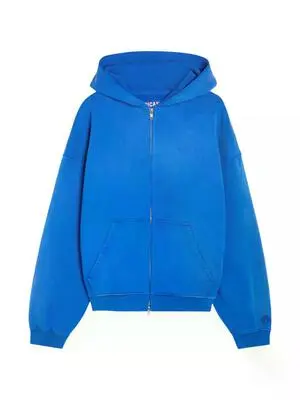 PICANTE Zip-up Drop-shoulder Hoodie - Blue