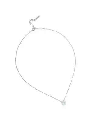 TRUSSARDI Logo-engraved Necklace - Silver