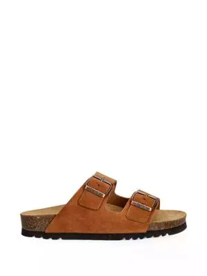 DR. SCHOLL'S SHOES Double Buckle-strap Slides